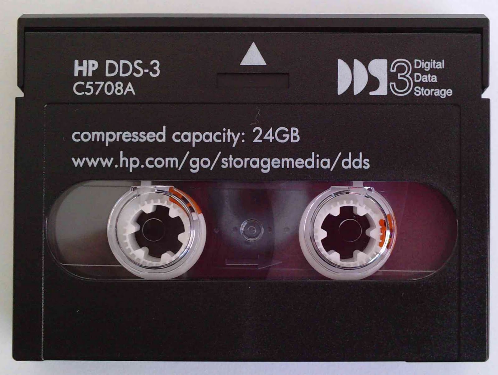 Soportes de Almacenamiento (Storage Media): Cinta DDS (DDS Tape)