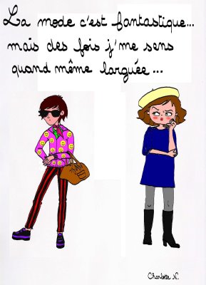 Frances de 1º de Bachillerato (A2): Un peu d'humour sur la mode