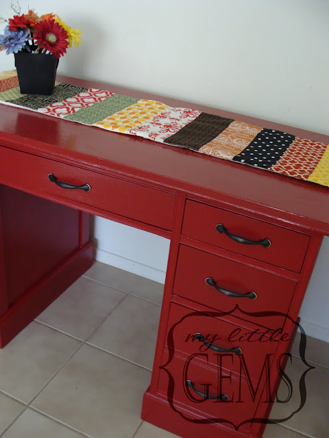 My Little Gems: The Red Desk Is Done!