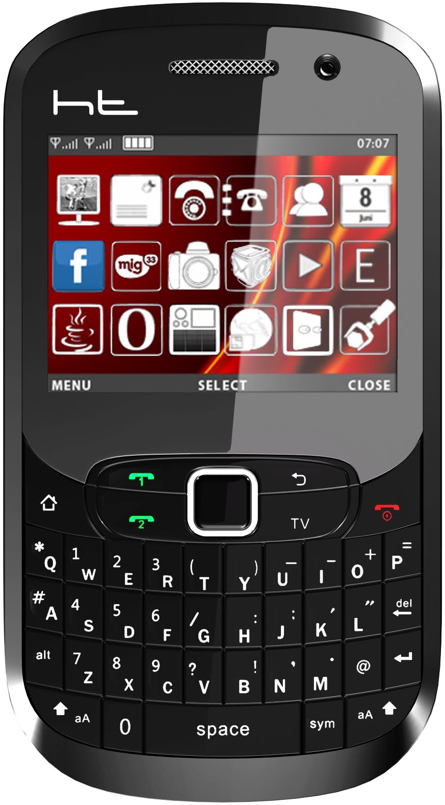 MY PHONE QWERTY: HT Mobile G61