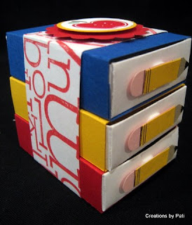 Creations by Patti: Teacher's Week: Matchbox Tower