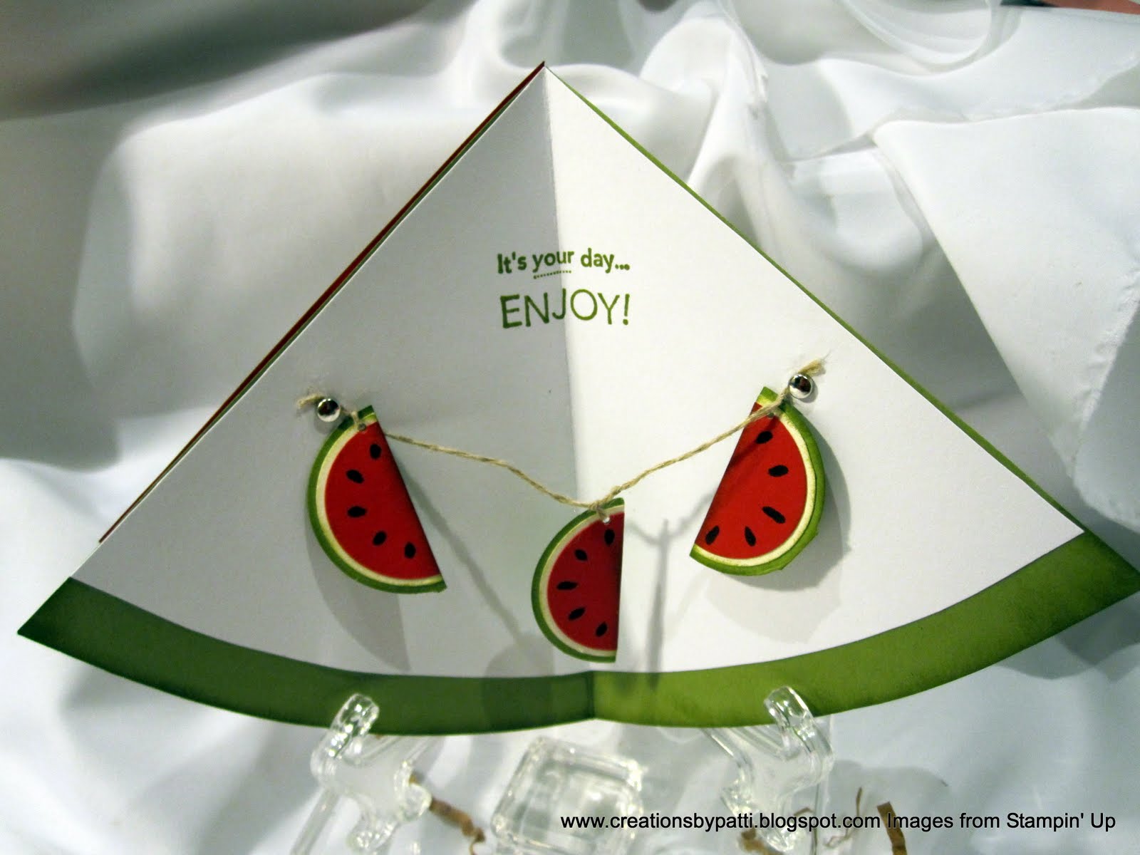Creations by Patti: Watermelon Card