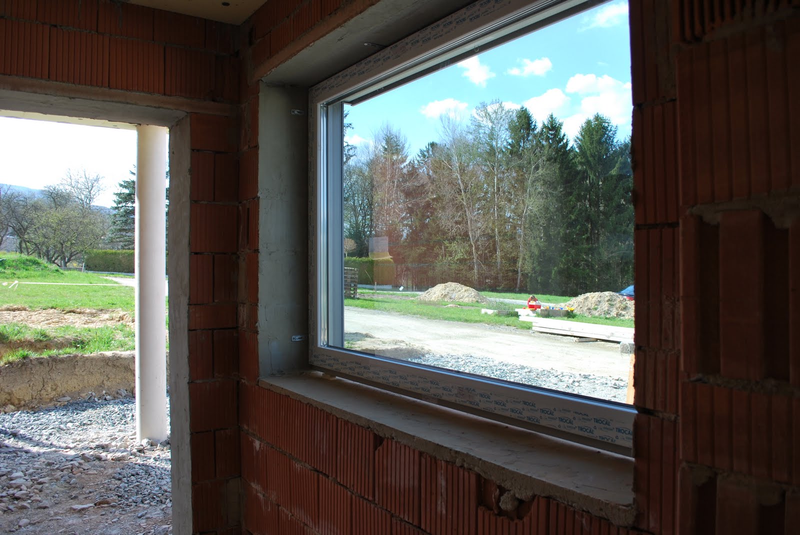 Diary Hausbau: Fenstermontage