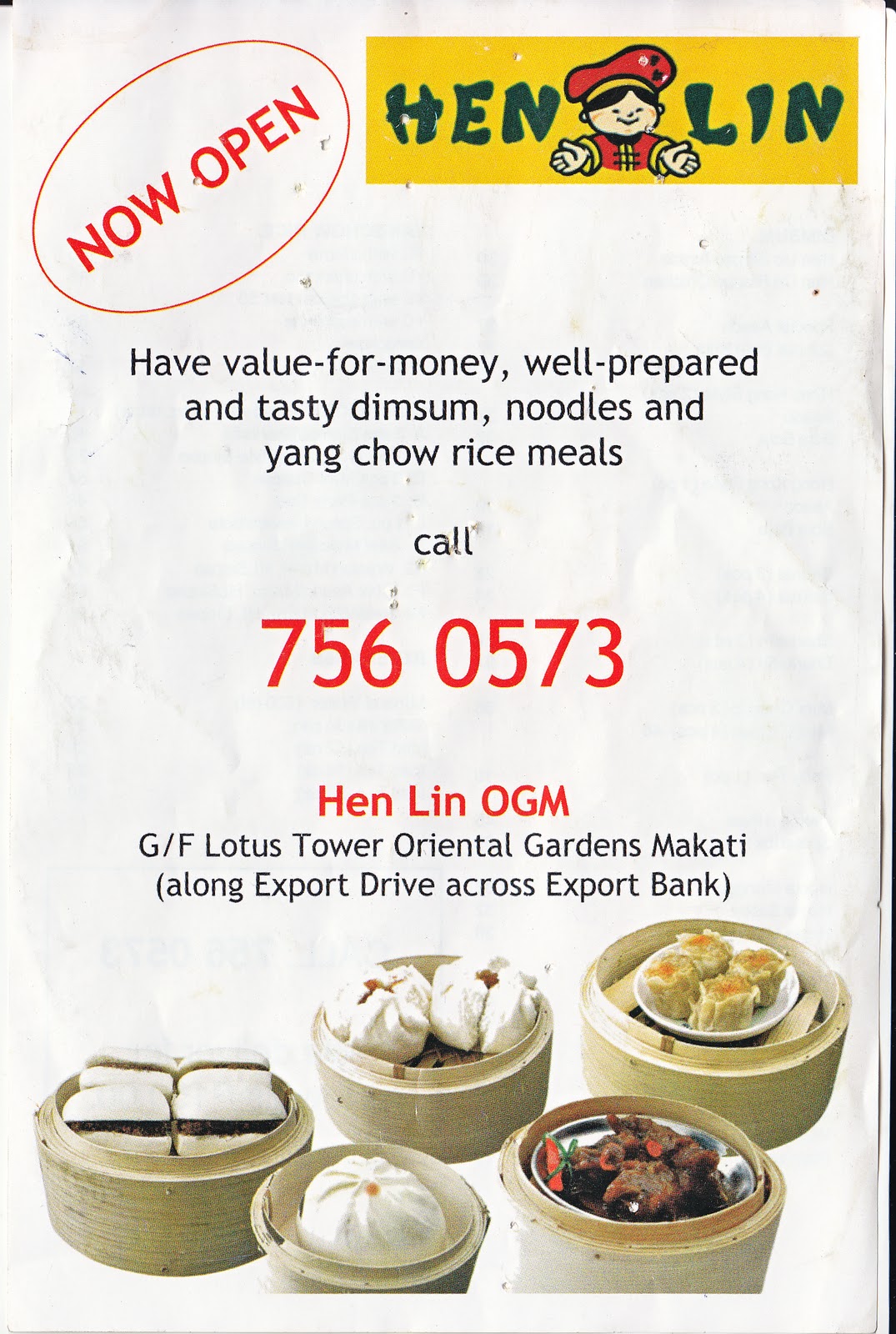 Food in Makati: Hen Lin Makati