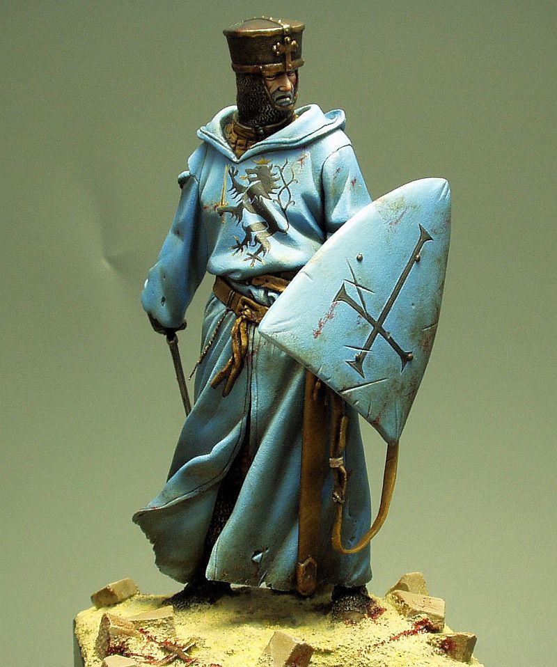 Crusader Knight 75mm (Romeo Models) | planetFigure | Miniatures