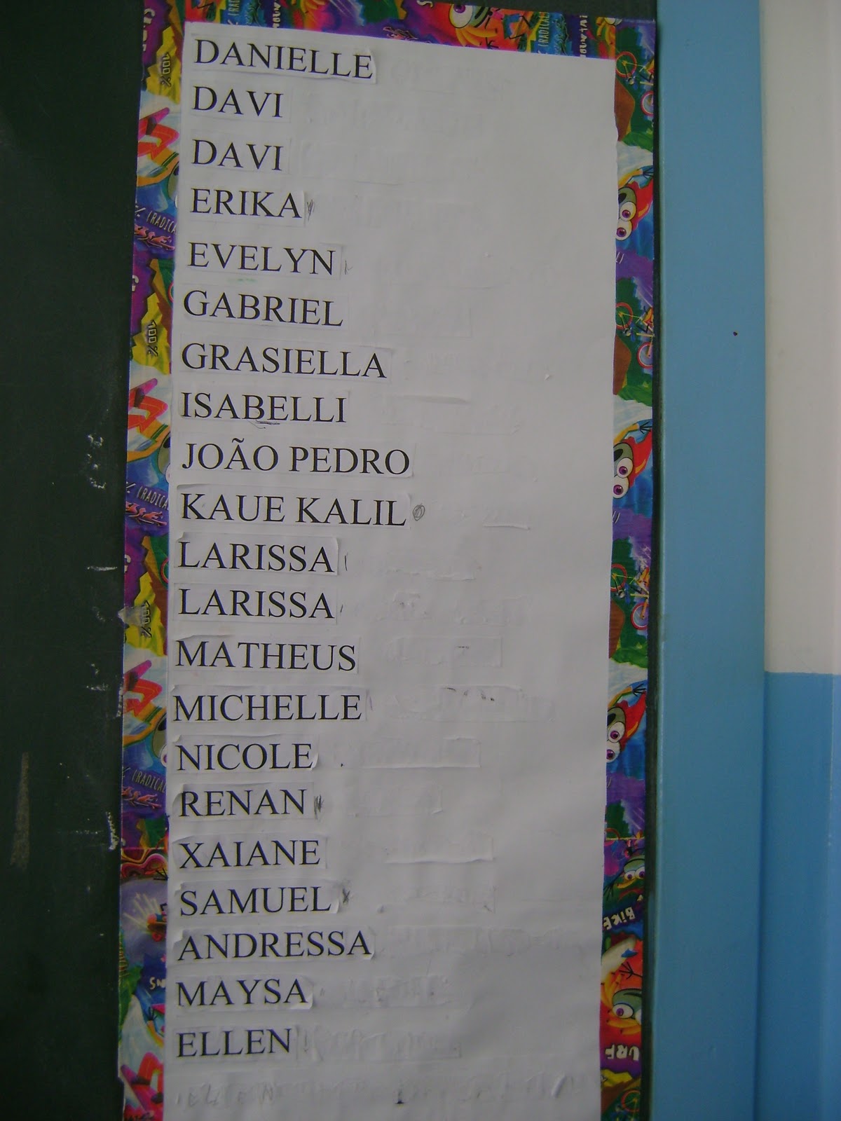 Pedagogia & Cia...: Alfabetizar com Listas