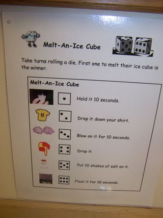 Glenwood Mothers of Preschoolers: Mommy & Me Monday: Melt the ice cube game