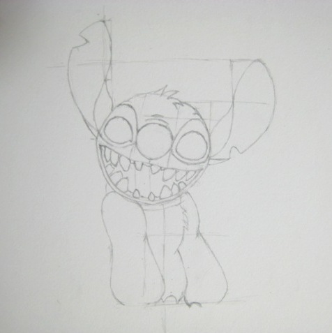 Move with art...: Learn how to draw Stitch...