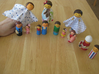 This Little Project: How to make Wooden and Peg People (The Village People)