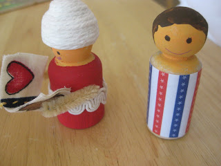 This Little Project: How to make Wooden and Peg People (The Village People)