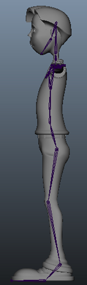 Shahbirs Artwork And Other Things Maya Tutorial Part 9 Cartoon Character Rig