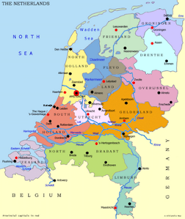 Holanda: Geografia da Holanda