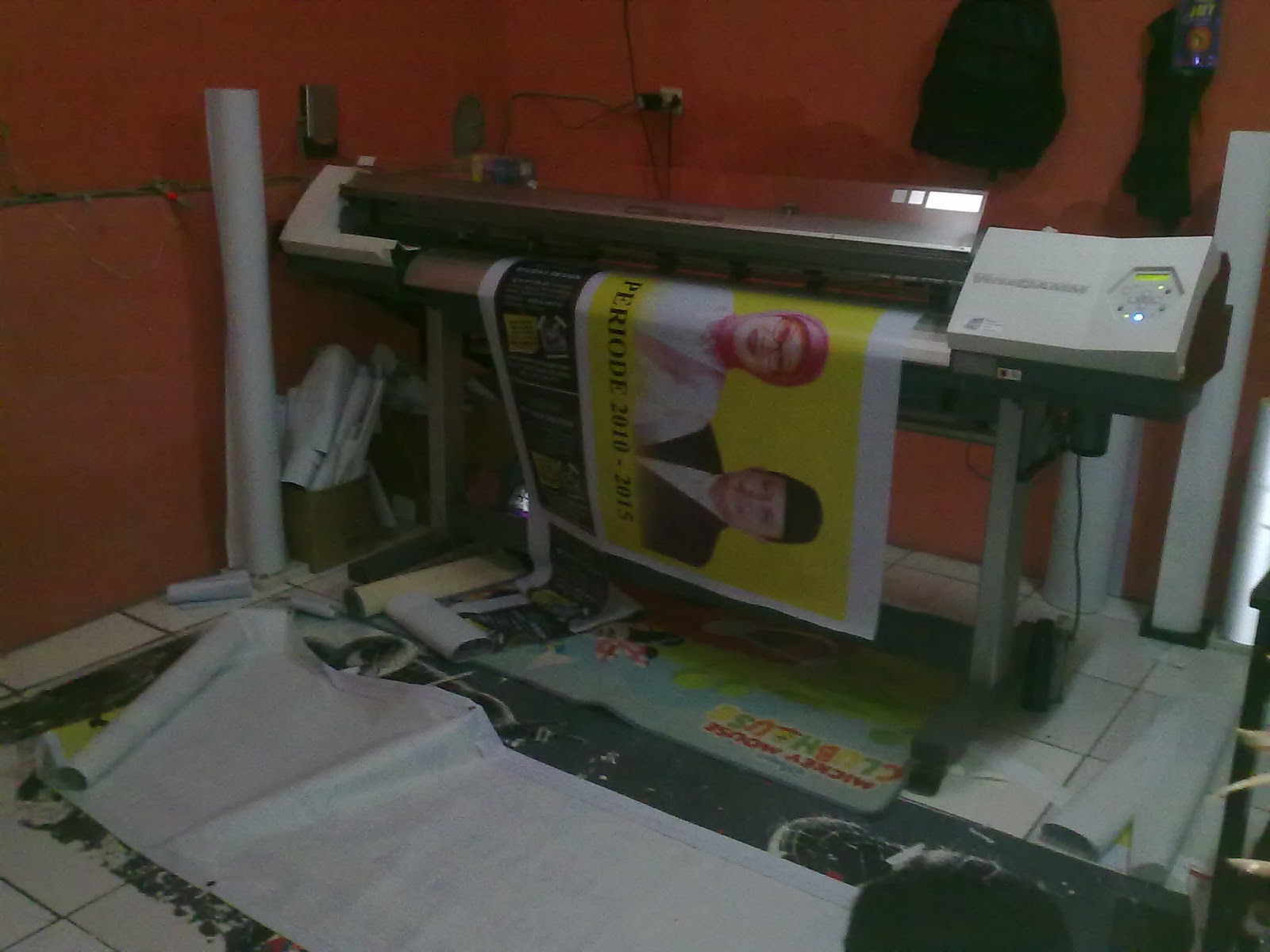 shudax design cutting sticker & digital printing indramayu: proses printing