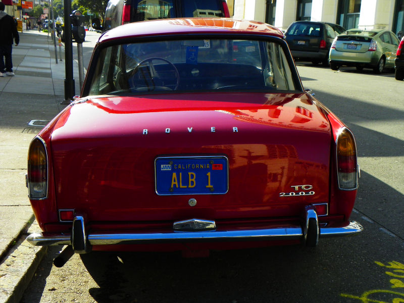 California Streets: San Francisco Street Sighting - 1969 Rover TC 2000