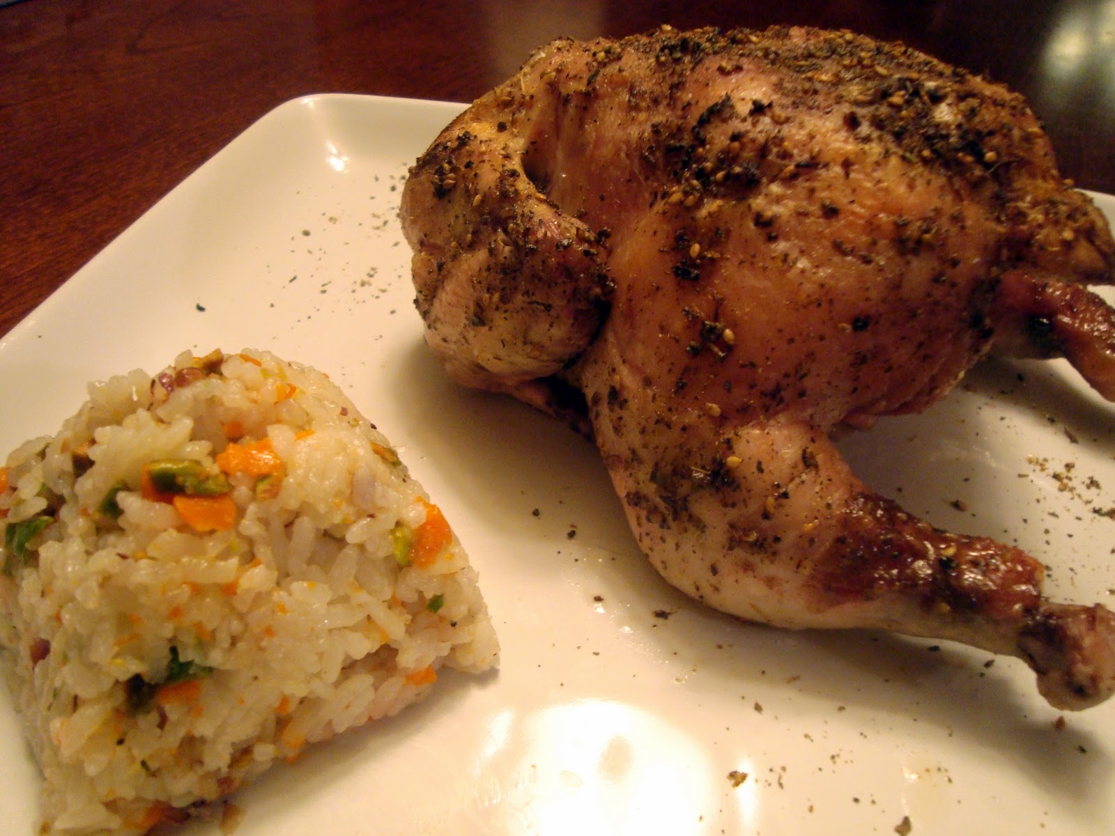 A Couple in the Kitchen: Sumac-Seasoned Game Hens with Carrot-Pistachio ...