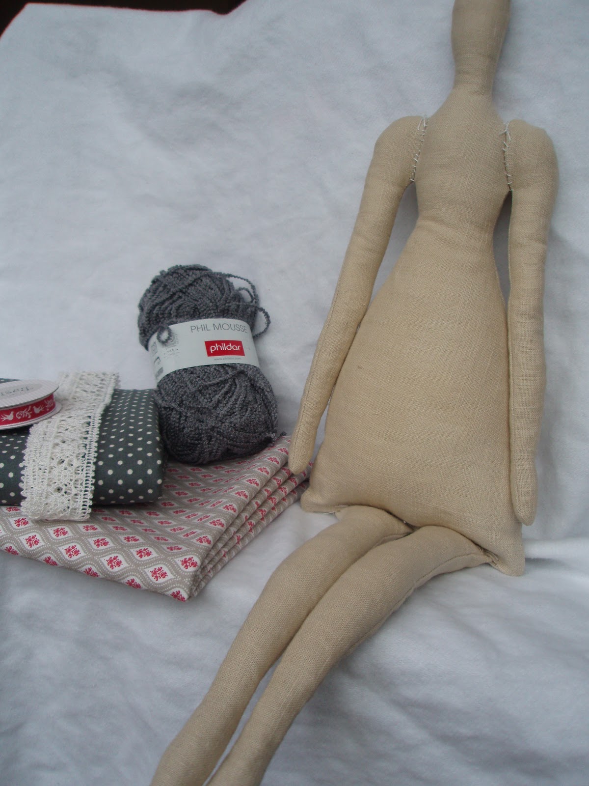 The Little Forest, handmade: Tilda Angel in progress