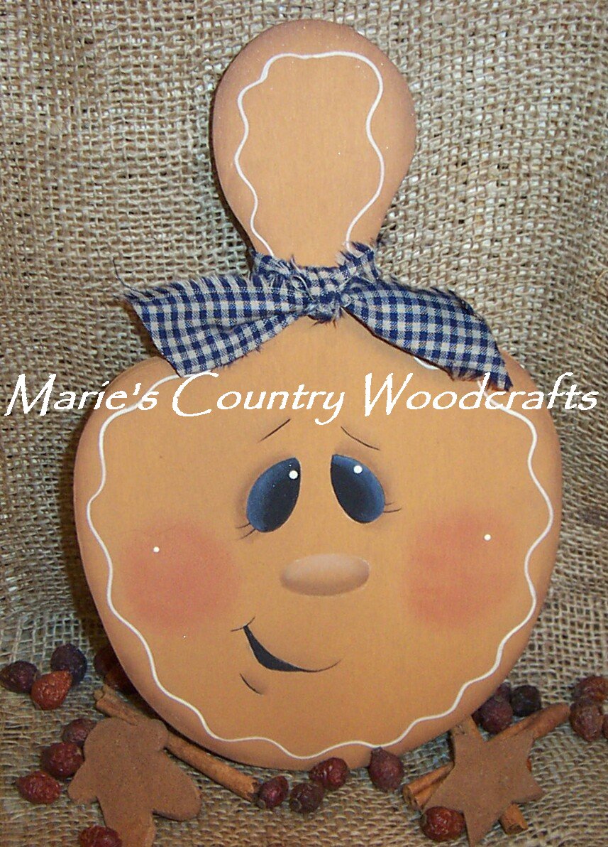 Marie's Country Woodcrafts: ♥ Gingerbread face ♥