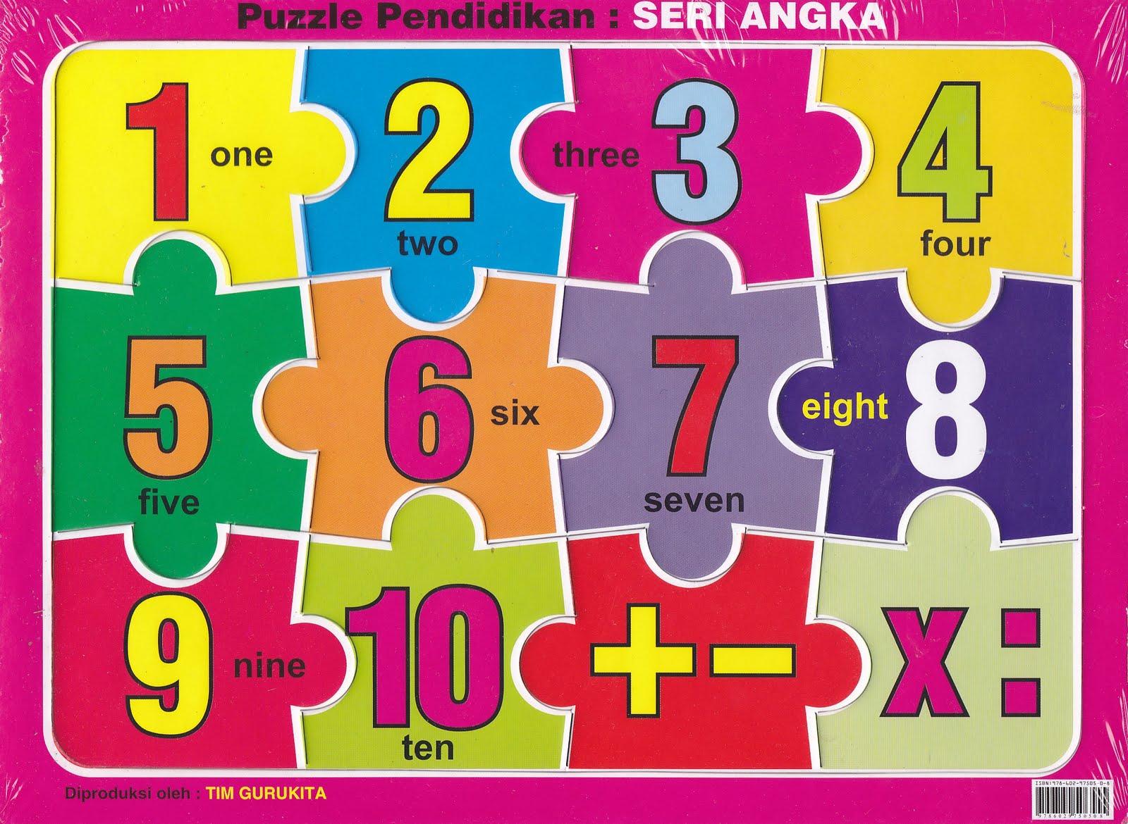 Diandrabooks; Distributor & Penerbit.: Puzzle Pendidikan : Seri Angka