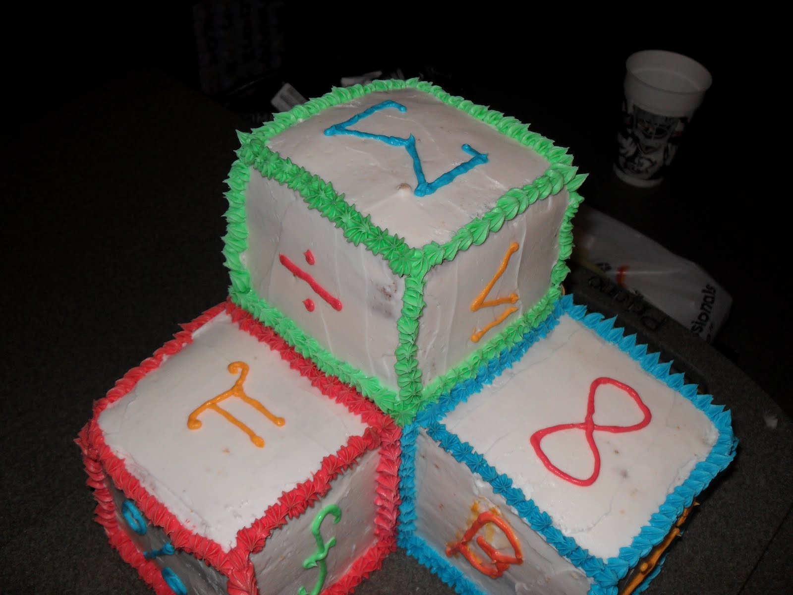 Two Sisters' Cakes: Math Baby Shower