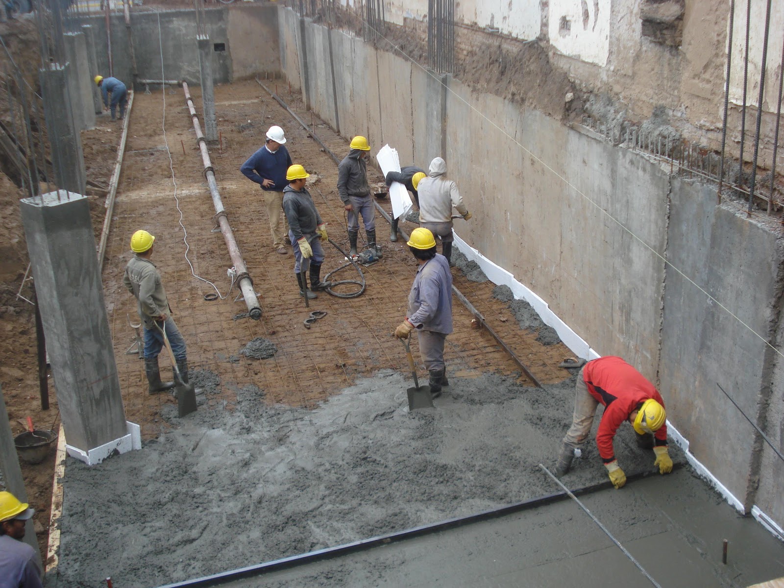 Edificio Cerbell: ULTIMAS ETAPAS DEL SUBSUELO