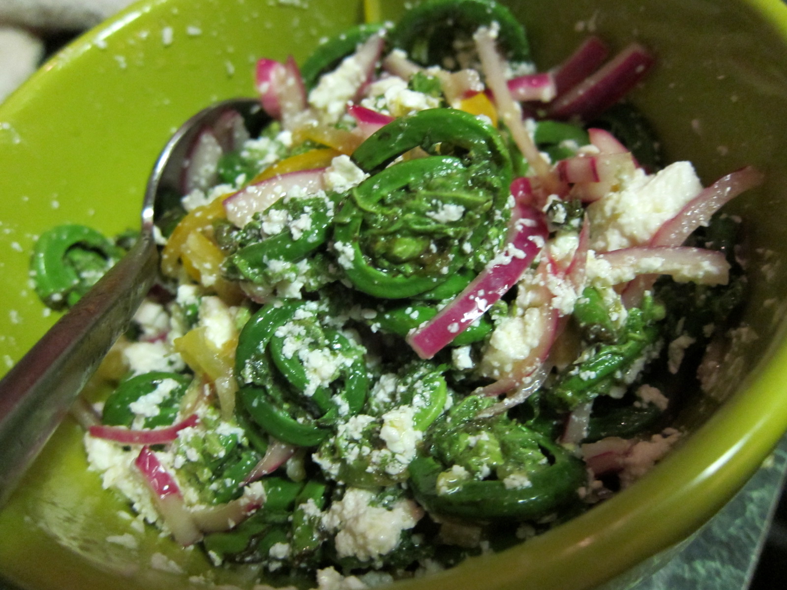 Grill A Chef: Do you have any ideas for a simple fiddlehead fern side dish?