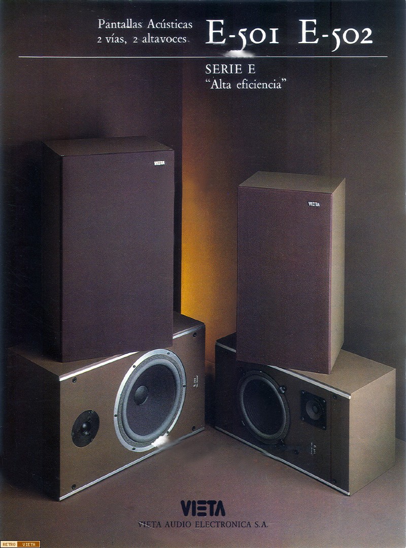 RetroVieta: Vieta Serie E / E-501 y E-502 (Folleto / Características técnicas)