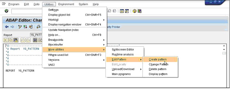 SAP ABAP Technicals: ABAP Patterns