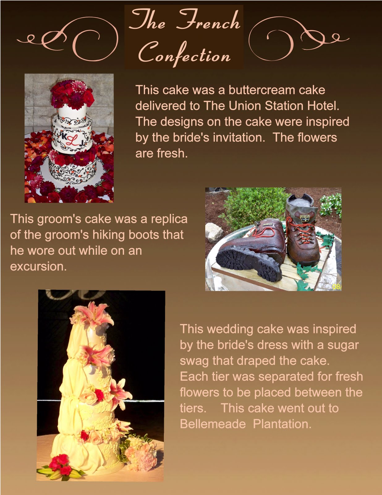 French Confection Cakes