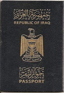 Travel with passport collection culture of the world: Iraqi passport