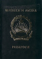 Travel with passport collection culture of the world: Angolan passport