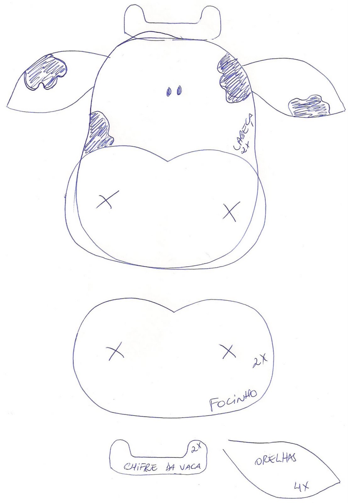 Molde de vaca - Imagui