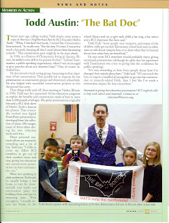 The Bat Doctor: Dr. Austin's IL bat presentations were recently ...