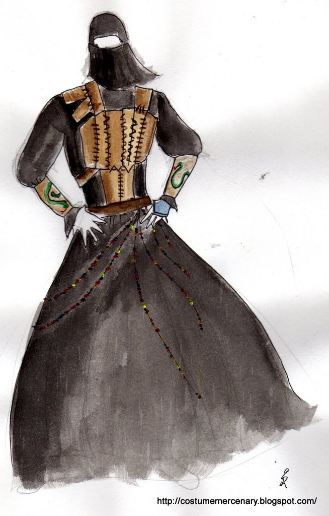 The Costume Mercenary: Odyssey Concept Sketches: Carthage