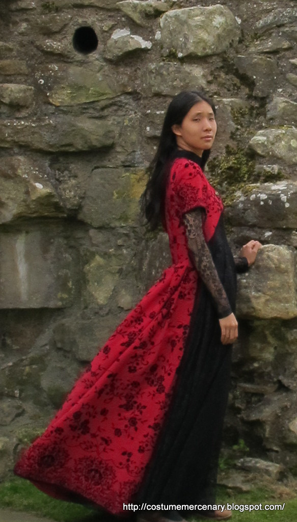 The Costume Mercenary: Red and Black Zone Front Gown