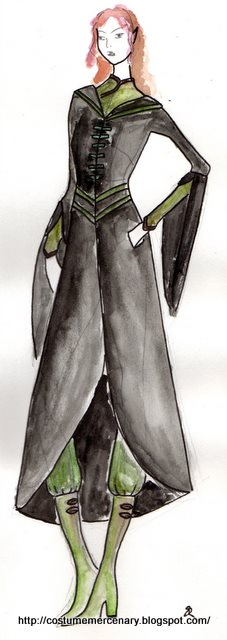 The Costume Mercenary: Commission: Hooded Elven Coat