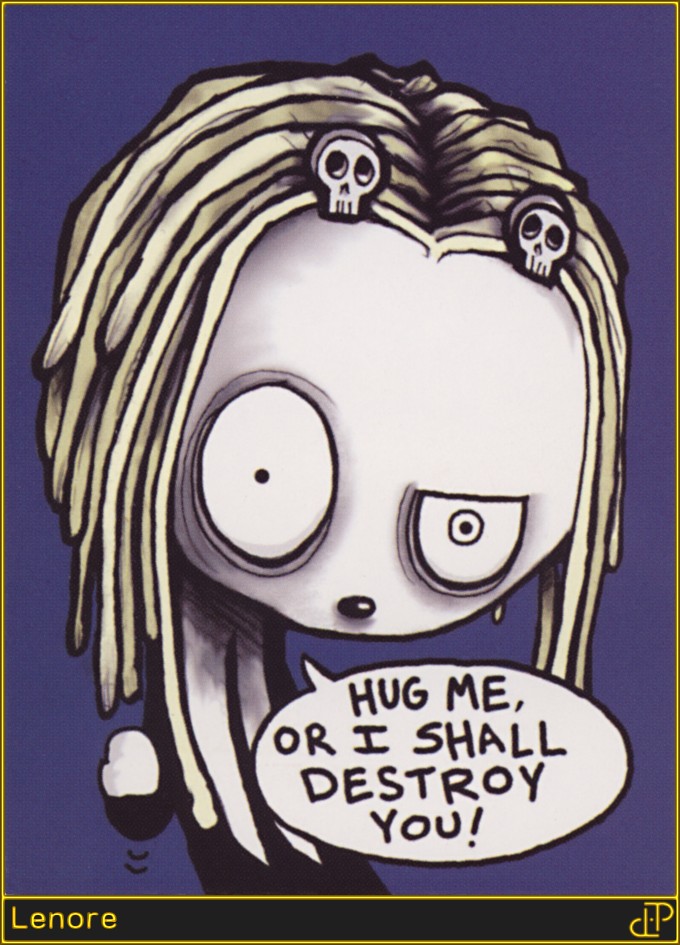 Fex Art: Roman Dirge - Criador de "Lenore - The Cute Little Dead Girl"