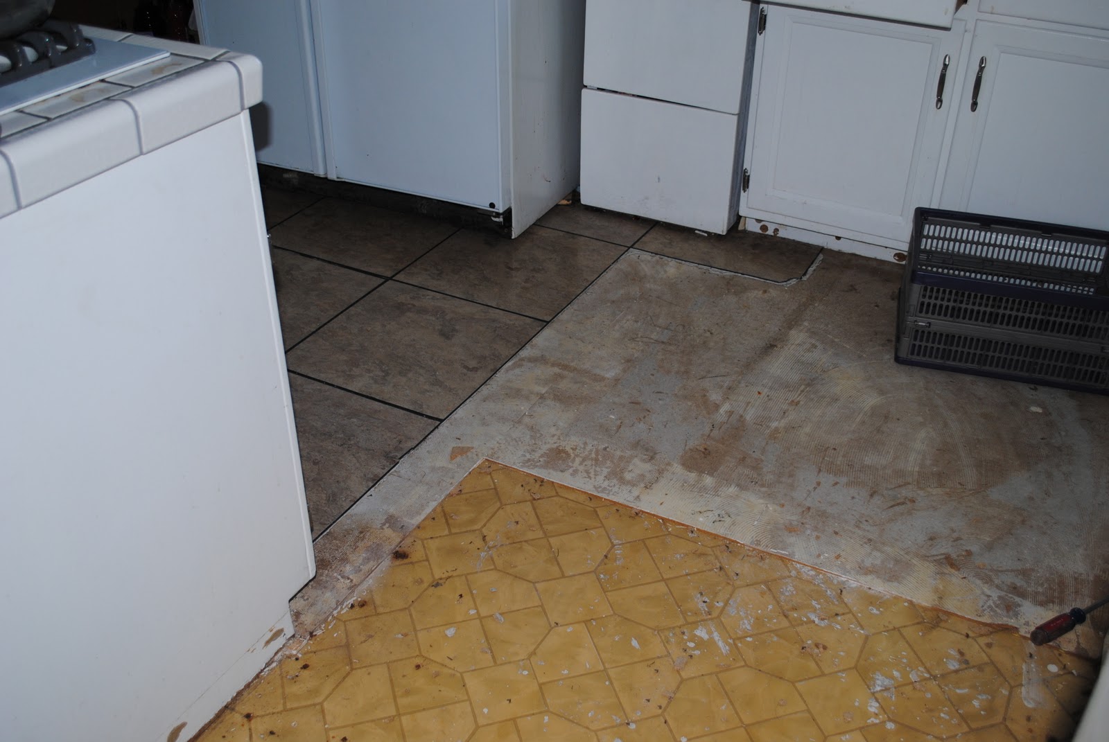 Our "Bliss"ful Days: Kitchen Flood ....