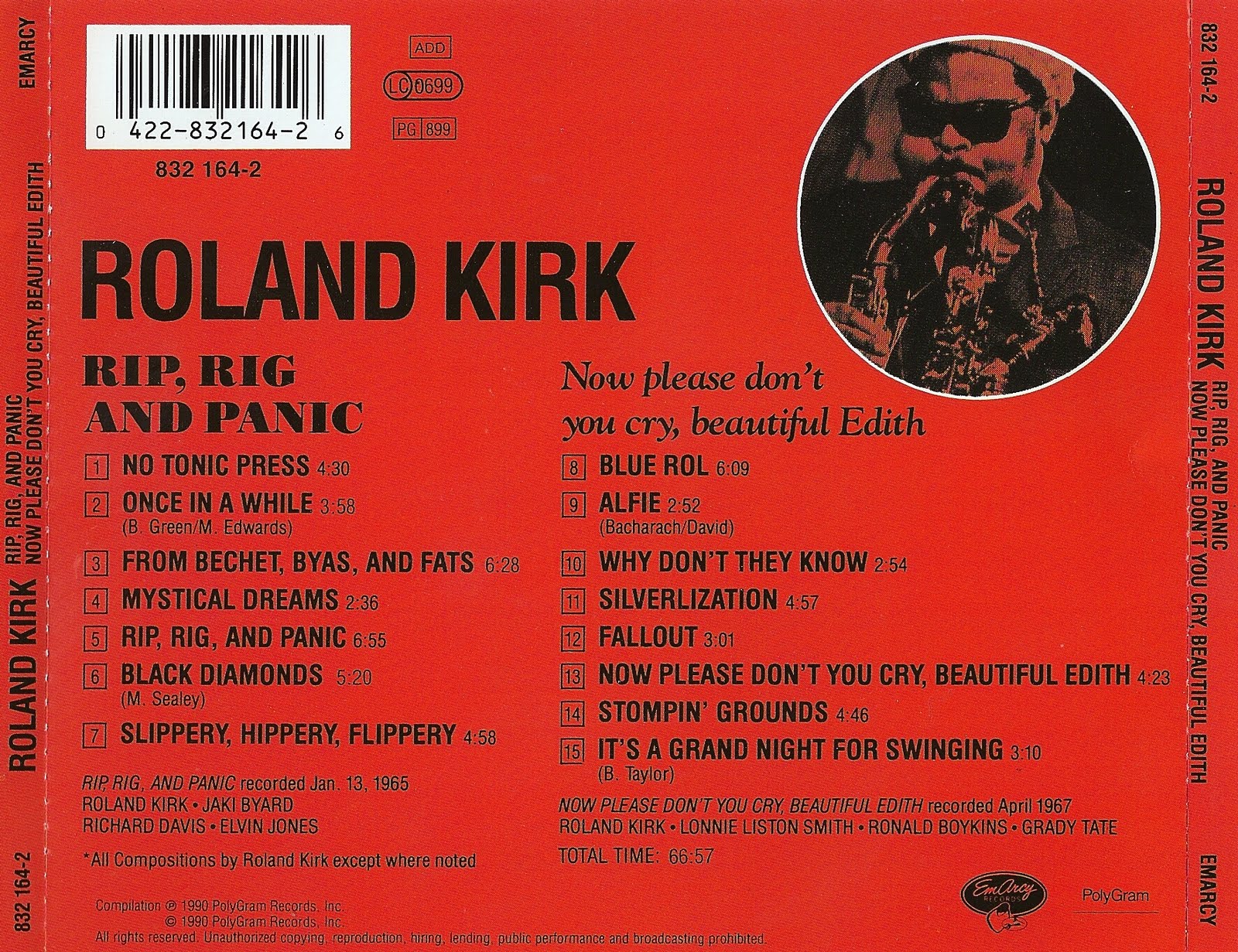 jazz GRITA!: Rahsaan Roland Kirk - Rip, Rig & Panic (1967)