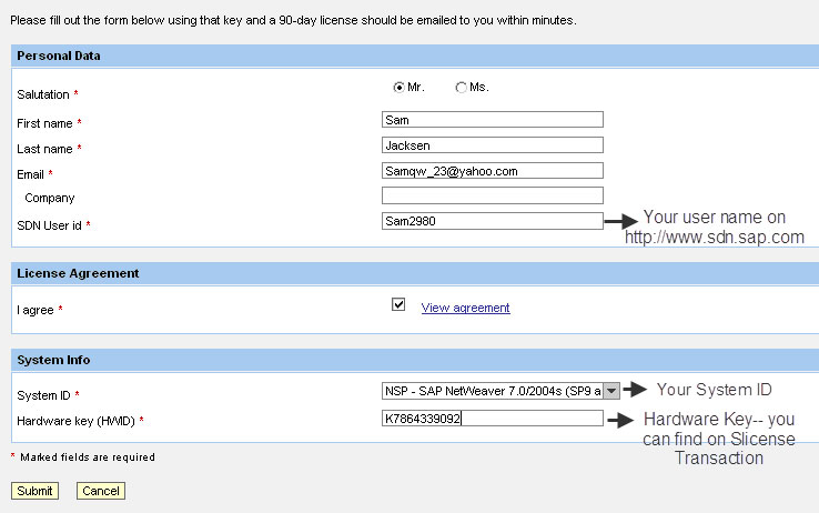Sap Basis Society: How to obtain & install the license of Mini Sap