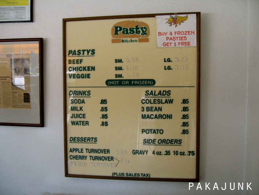 pakajunk: PASTY KITCHEN - Los Alamitos, CA