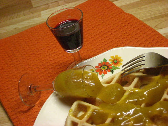 Marie est dans son assiette!: Gaufres à la belge, coulis de mangue à la ...