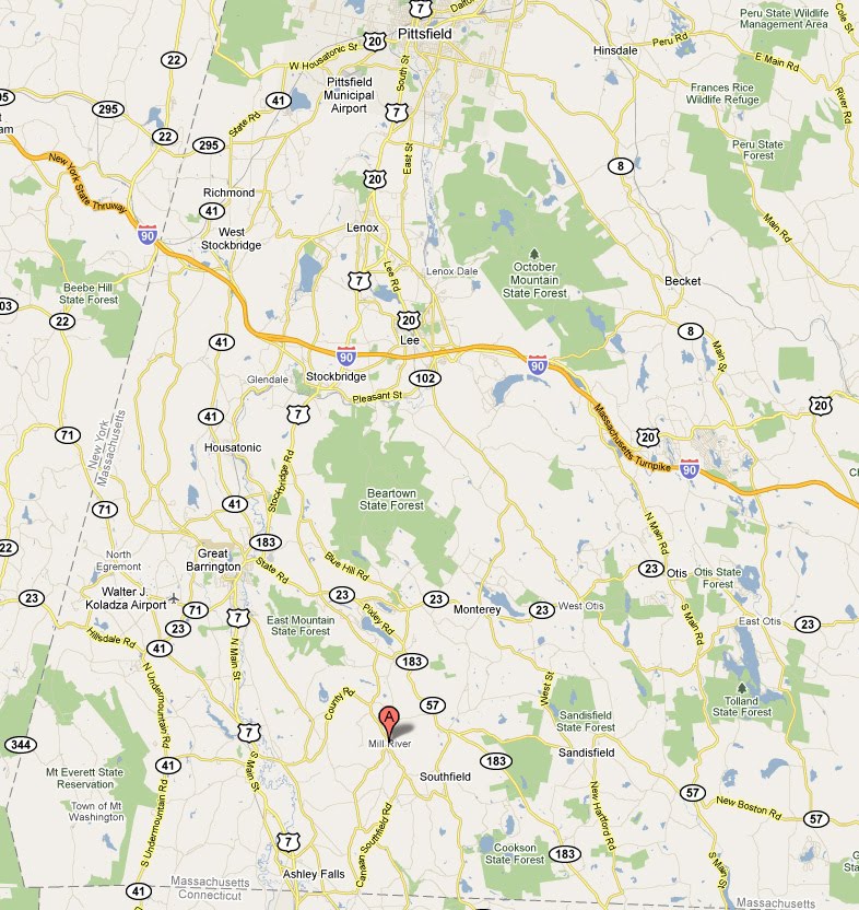 Tanglewood and the Berkshires 2010: The house in Mill River, Massachusetts