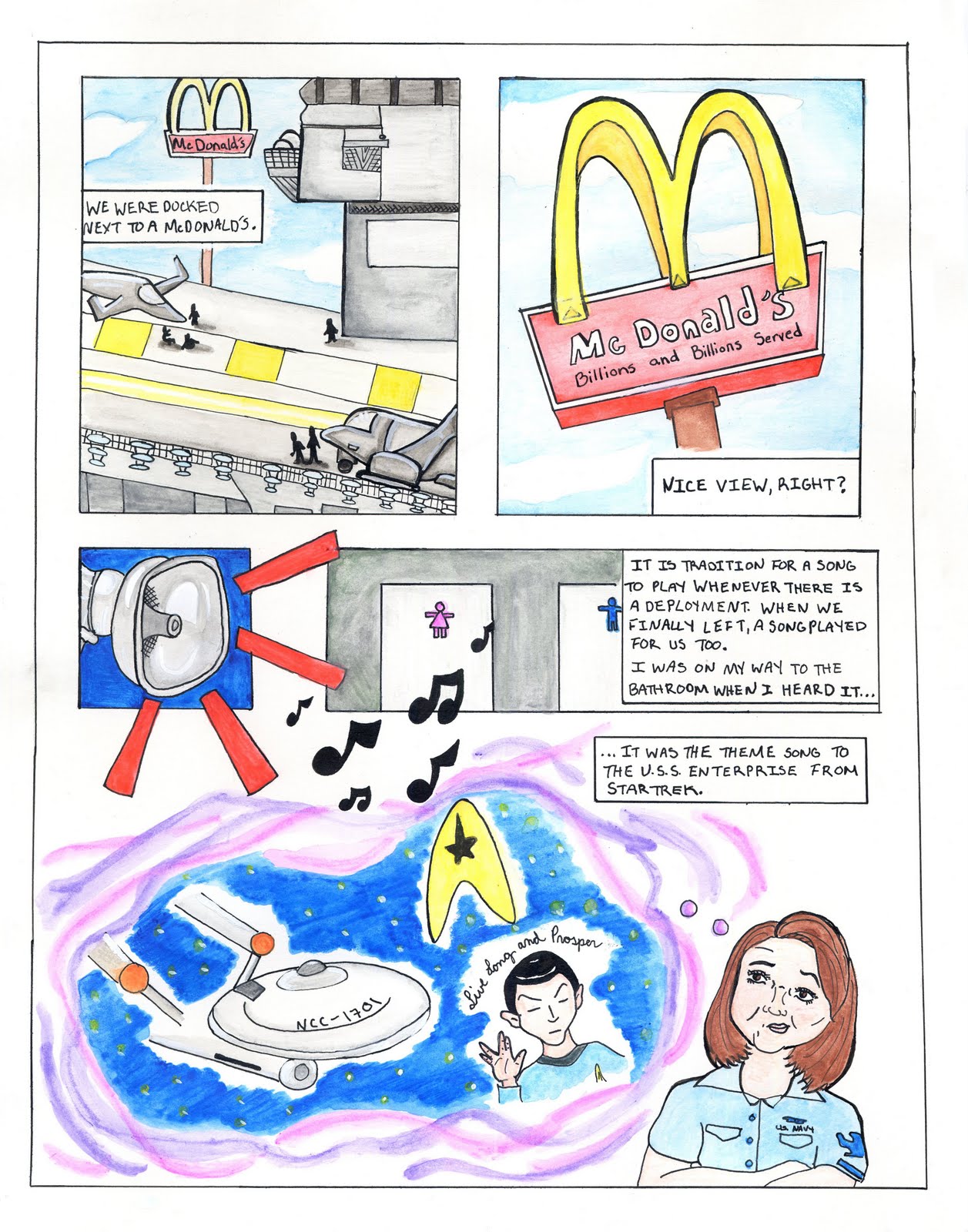 Italian and Ginger: Veterans Comic: Deployment