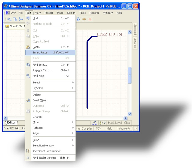 Chicken Freighter: Altium Designer: Smart-pasting descending net labels