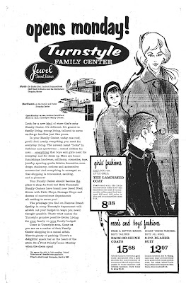 Pleasant Family Shopping: Someone Was There at the Turn-Style...