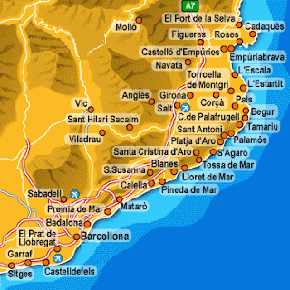 La Costa brava à la carte