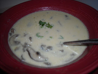 Sundays with Julia: Potage Veloute Aux Champignons - Cream of Mushroom Soup