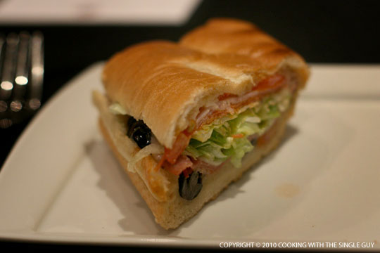 Cooking With The Single Guy: Quiznos' Subs and Suds Dinner