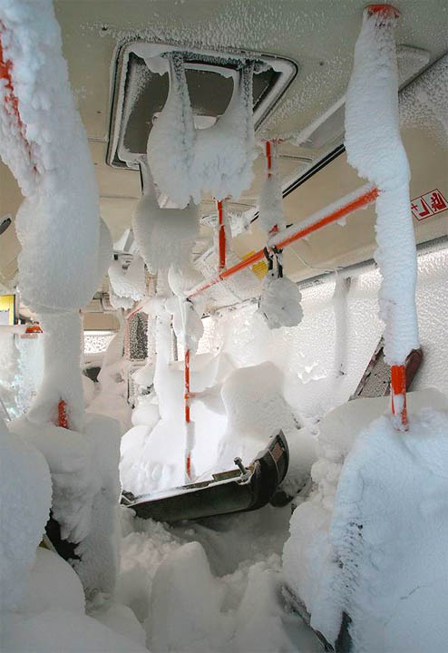 Gurney Journey: Ice on the Bus