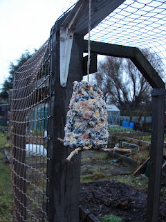 Allotment #65: Making home-made Bird fat blocks
